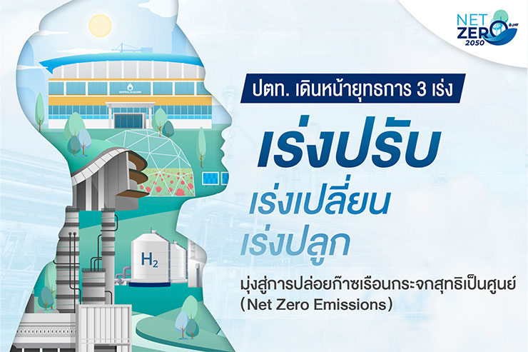 บริษัท ปตท. จำกัด (มหาชน): Highlights / กิจกรรม : PTT Net Zero Emissions